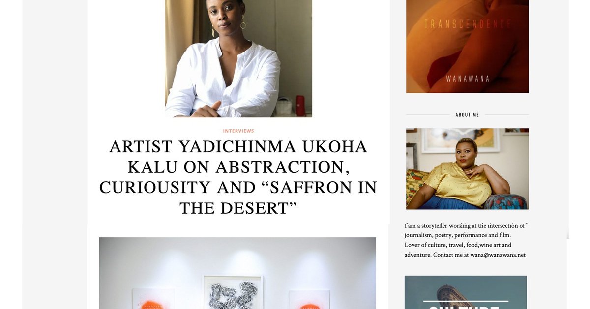 Yadichinma Ukoha-Kalu | 19 November - 3 December 2020 | kó
